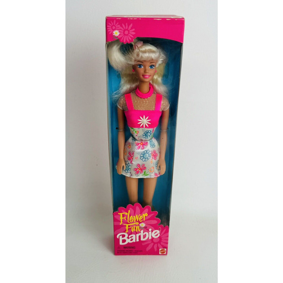 Mattel | Toys | Vintage 996 Flower Fun Barbie Doll Blonde Doll Blonde ...